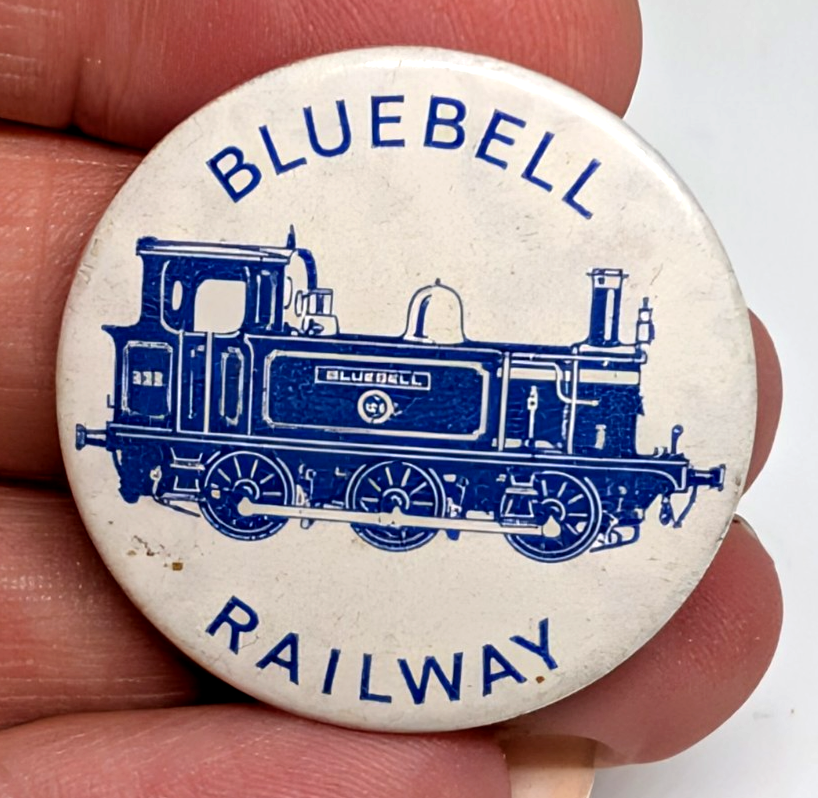 Vtg Bluebell Railway Steam Train Sussex Heritage Tourism Lover Badge ...