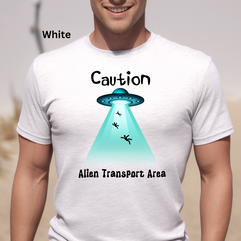 Funny Alien T shirt UFO T shirt Graphic Print T shirt Unisex Novelty ...