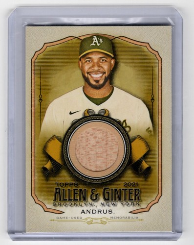 2021 Topps Elvis Andrus Bat Oakland City A's #AGA-EA | eBay