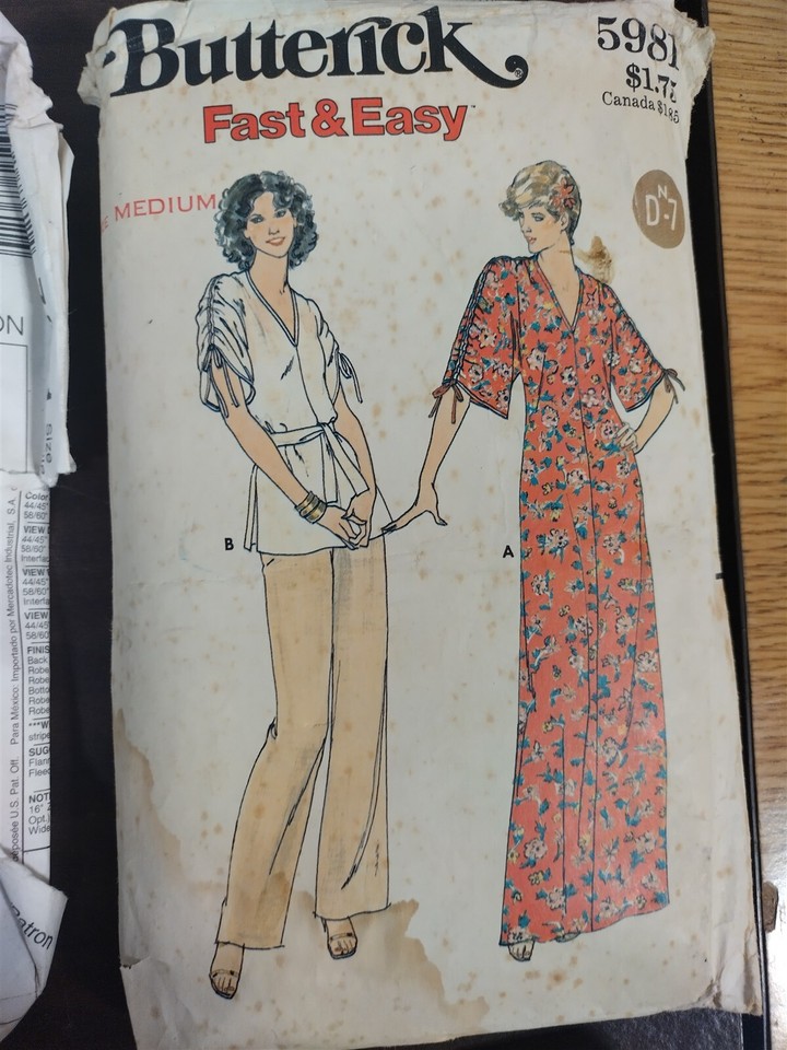 Vintage Set of 6 Different Sewing Patterns McCall's Butterick ...