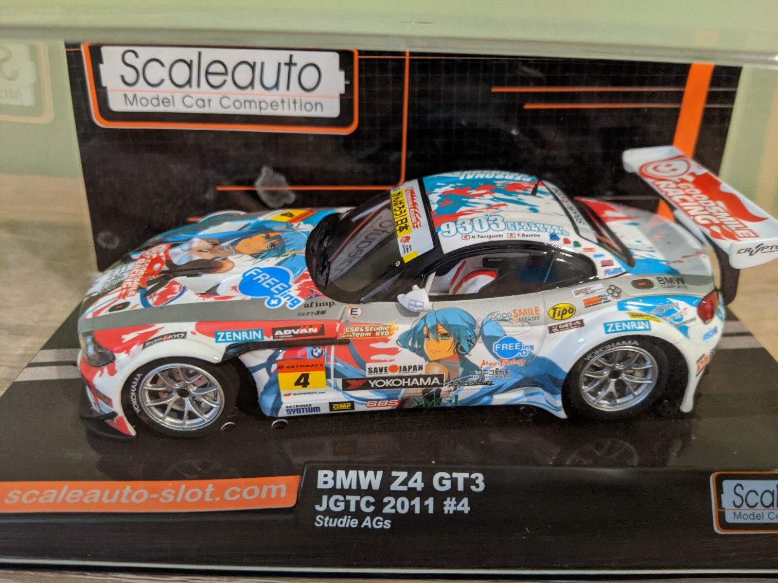 Scaleauto Slot BMW Z4 GT3 GOODSMILE COMPANY HATSUNE MIKU New sealed ...
