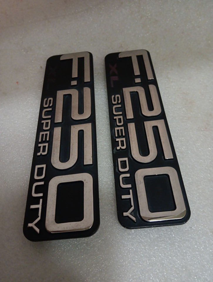 99 00 01 02 03 04 FORD F-250 XL SUPER DUTY FENDER EMBLEM LOGO BADGE ...