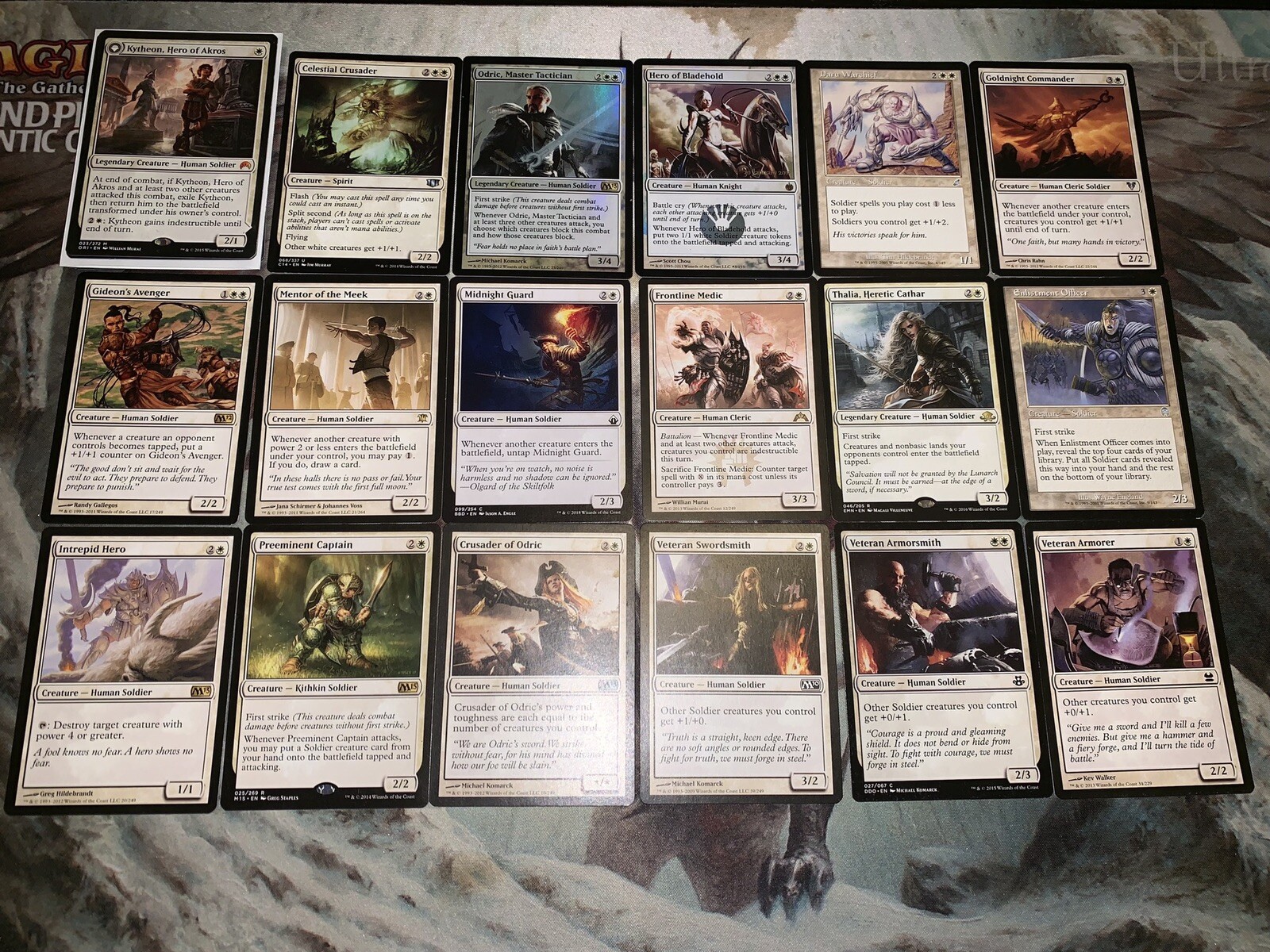 Mtg Full EDH Deck - Kytheon, Hero of Akros Soldiers - Lots of Rares ...