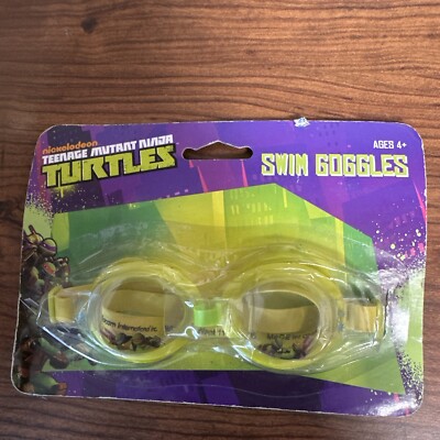 Nickelodeon Teenage Mutant Ninja Turtles Swim Goggles Ages 4+ NiP | eBay