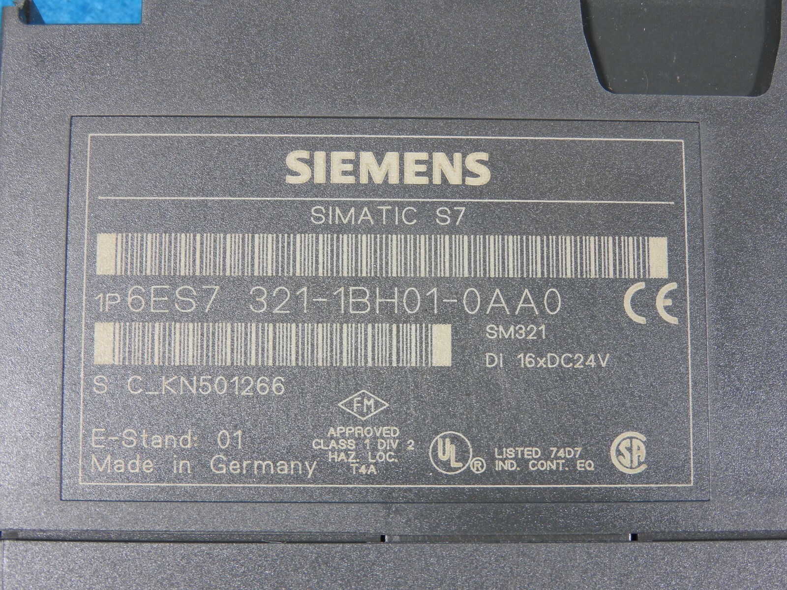 Siemens Simatic S7-300 Digital Input Module 6ES7 321-1BH01-0AA0 - USED ...