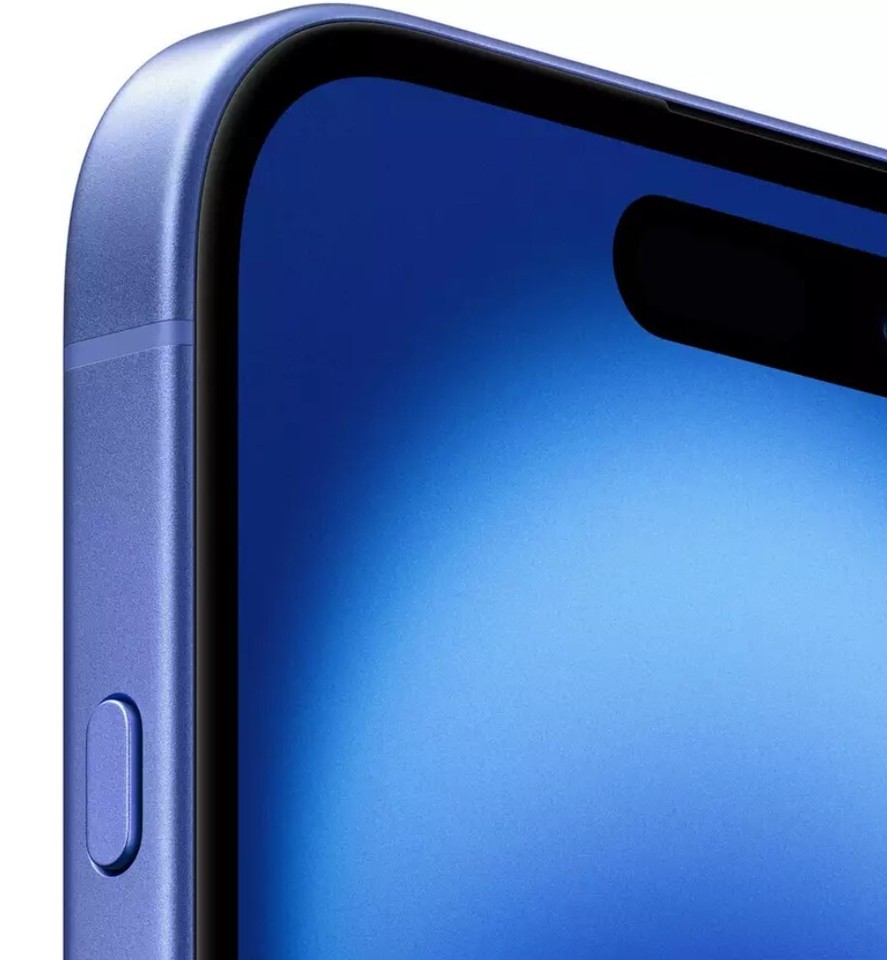 Argos Apple iPhone 16 5G 6.1" 8GB RAM AI SIM Free 128GB Ultramarine ...