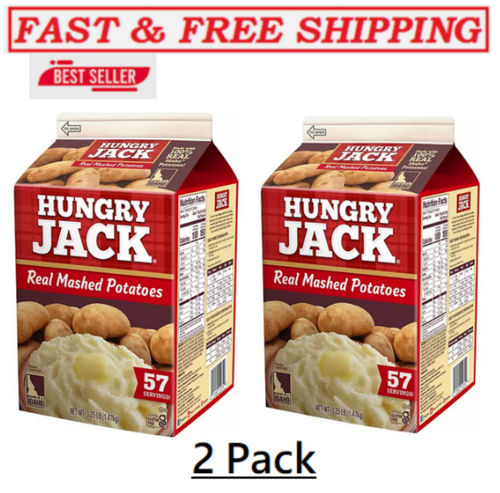 (Pack of 2)Hungry Jack Mashed Potatoes, 3.25 lbs.Great Price ...
