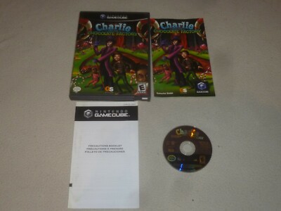 NINTENDO GAMECUBE CHARLIE AND THE CHOCOLATE FACTORY GAME COMPLETE W ...