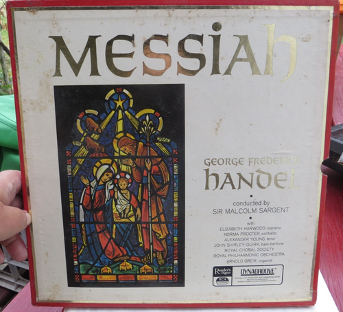 MESSIAH GEORGE FREDERICK HANDEL SIR MALCOLM SARGENT 3 RECORD BOX SET | eBay