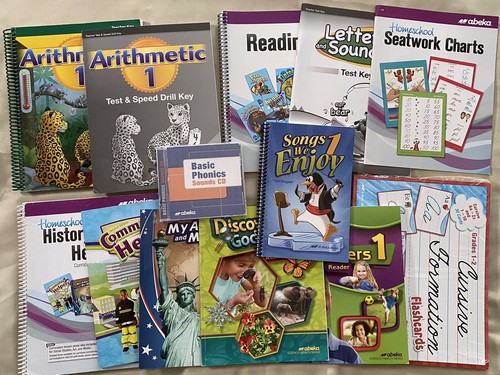 abeka-1st-grade-homeschool-curriculum-books-grade-1-ebay