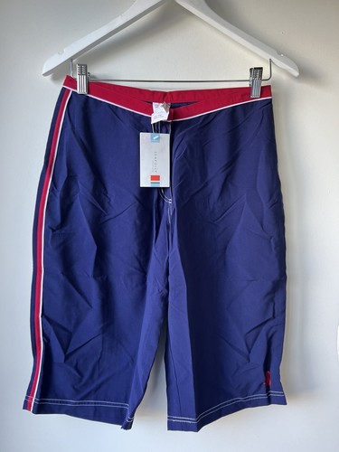 SEA FOLLY Women’s Long Board Navy/Ruby SHORTS Size XS BRAND NEW RRP $49 ...