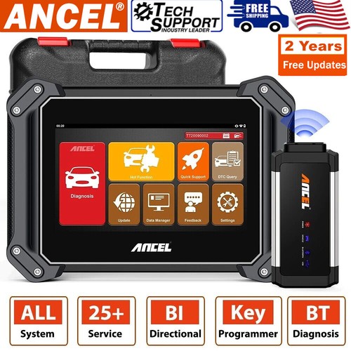 Bi-directional Scan Tool Car OBD2 Scanner Bluetooth Diagnostic Tool Key ...