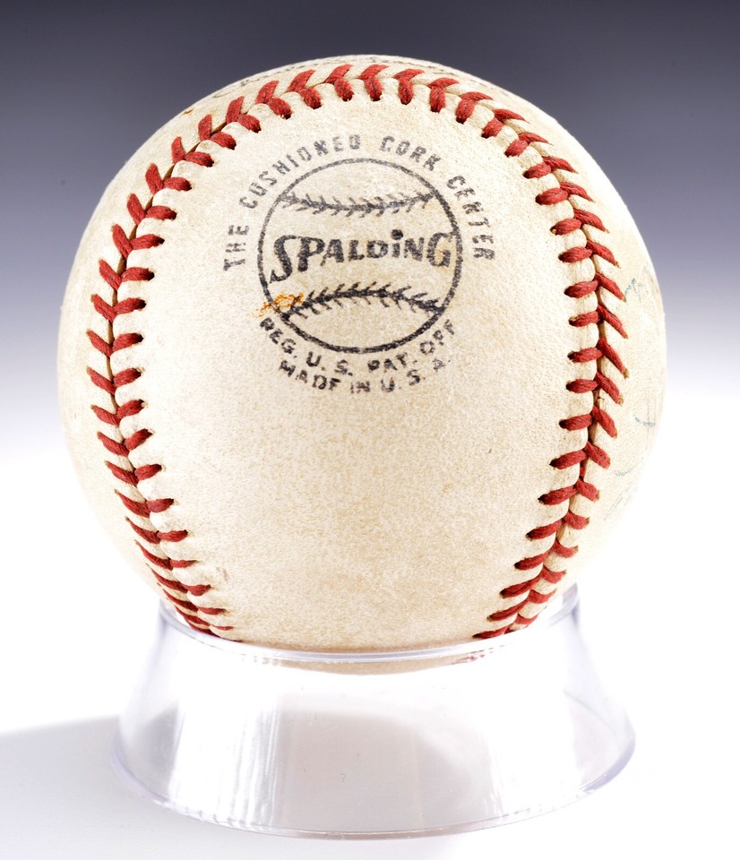 Johnny Bench Al Michaels +1 Autographed Official National League ...