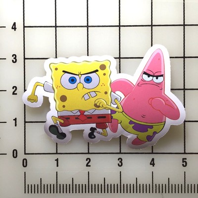 Spongebob Squarepants Patrick 5" Wide Color Vinyl Decal Sticker BOGO | eBay