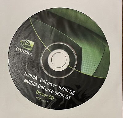 NVIDIA GeForce 8300 GS 8600 GT Driver CD - New, Sealed | eBay