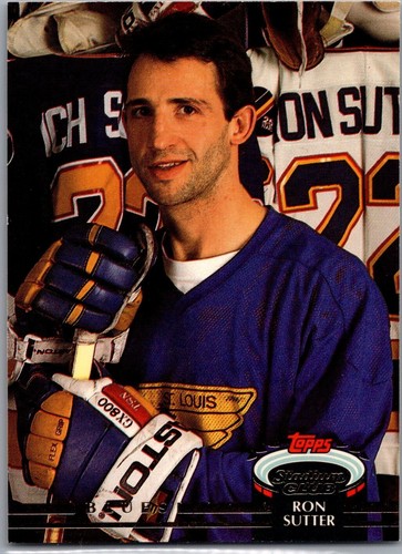 1992-93 Topps Stadium Club Hockey - #36 Ron Sutter | eBay