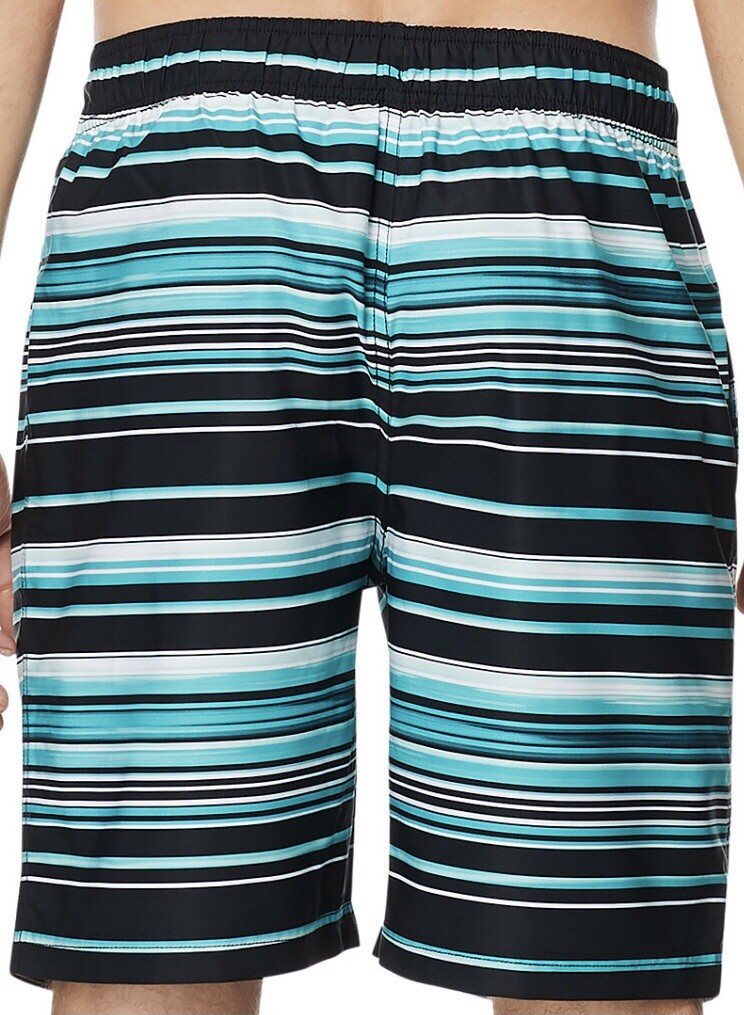 Speedo Mens Stripe Lane Bondi Stretch 20" Board Shorts Swim Trunks ...