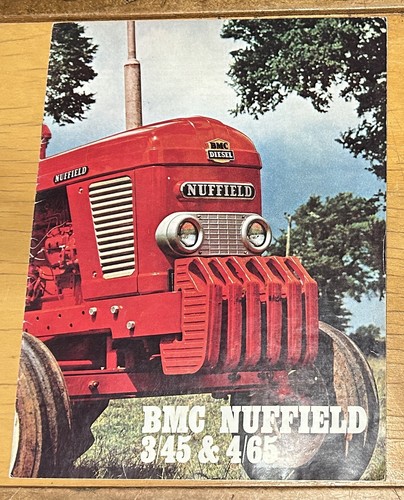 1968 BMC NUFFIELD 3/45 4/65 TRACTOR 16-PAGE SALES BROCHURE ENGLAND | eBay