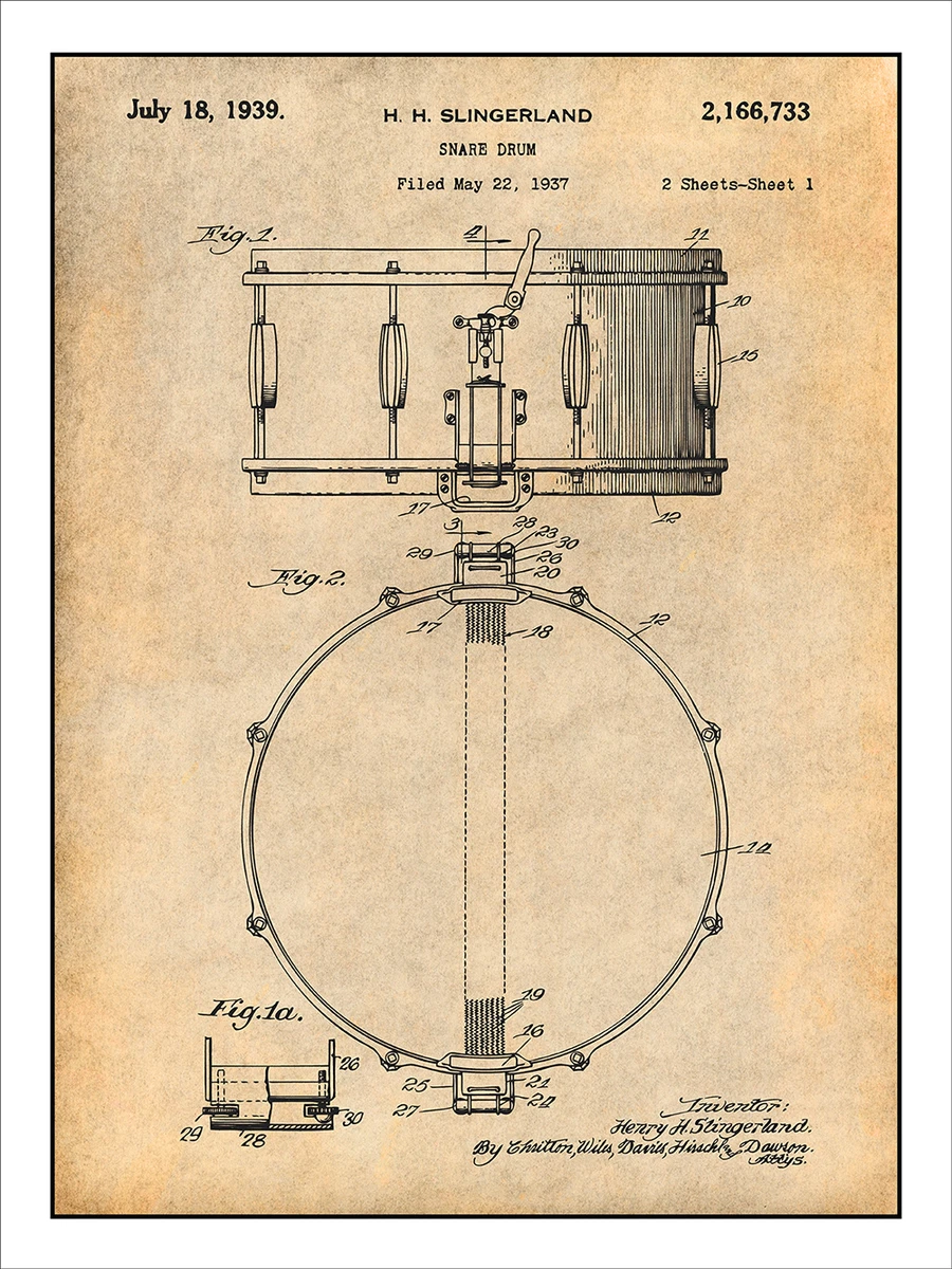 How To Draw A Snare Drum