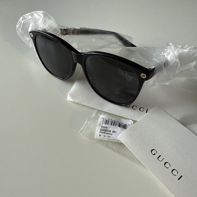 GUCCI GG0024S 001 Black Round Women's Sunglasses | eBay