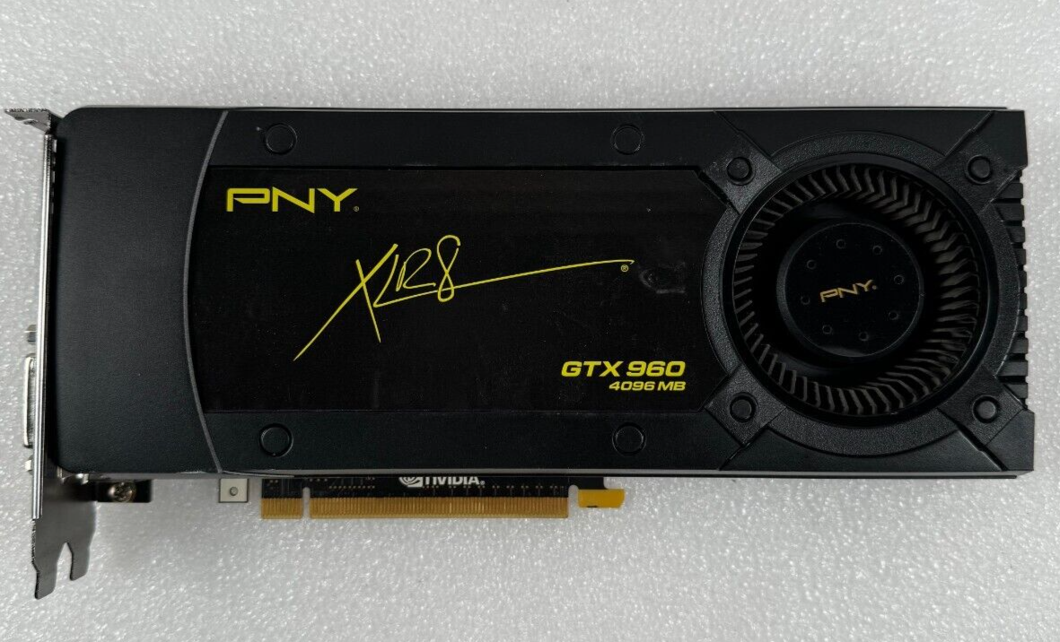 PNY XLR8 NVIDIA GTX 960 4GB PCI Graphics Card HDMI DVI DisplayPort ...