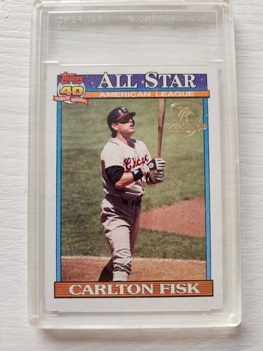 1991 Topps Desert Shield HOF CARLTON FISK All-Star * Ungraded | eBay
