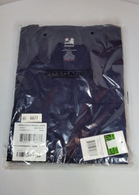 Dagacci Scrubs Set Navy Blue Size Small | eBay