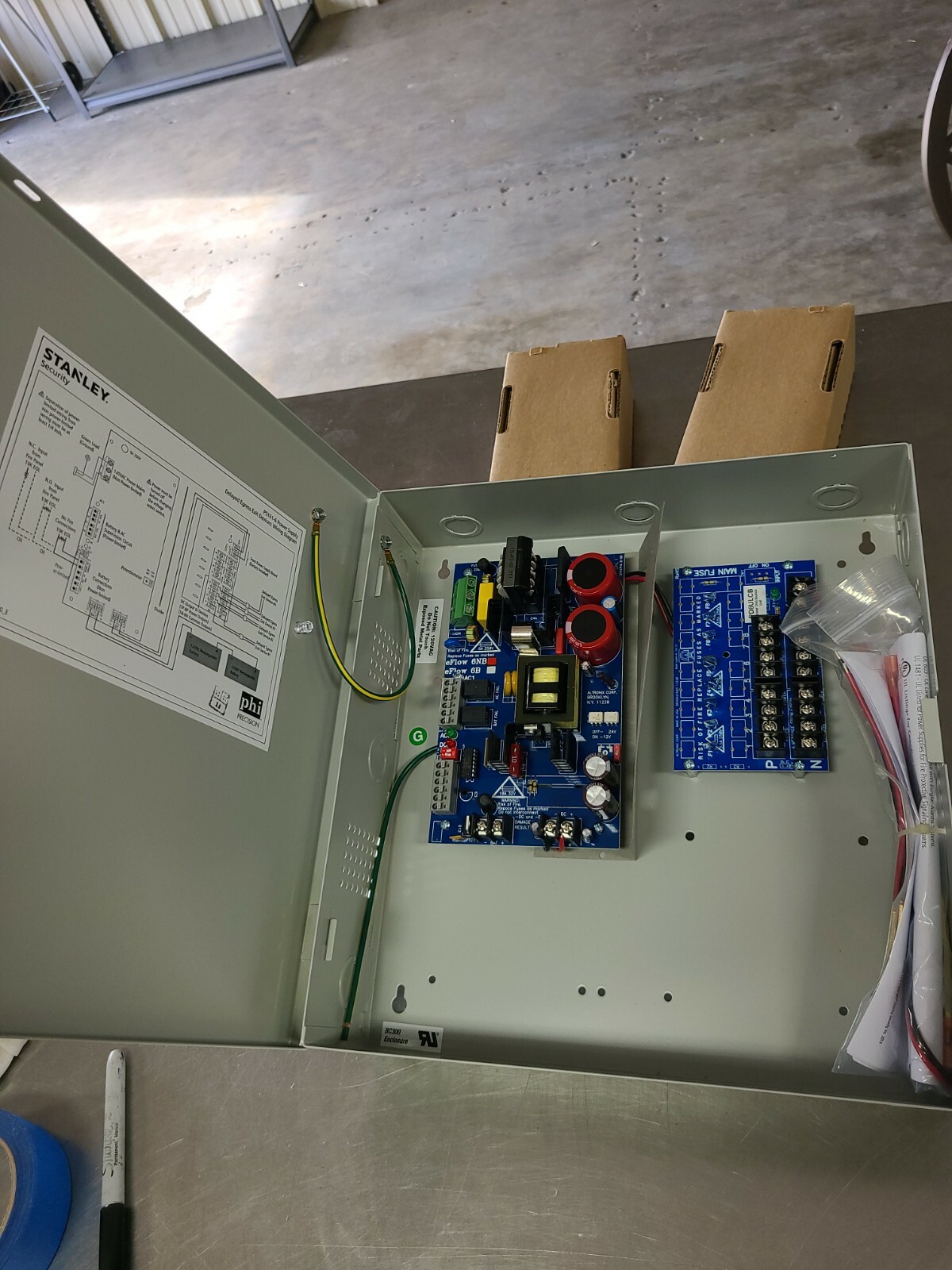 PHI PRECISION PS161-6 FIRE ALARM AND SECURITY EQUIPMENT 9B98 STANLEY ...