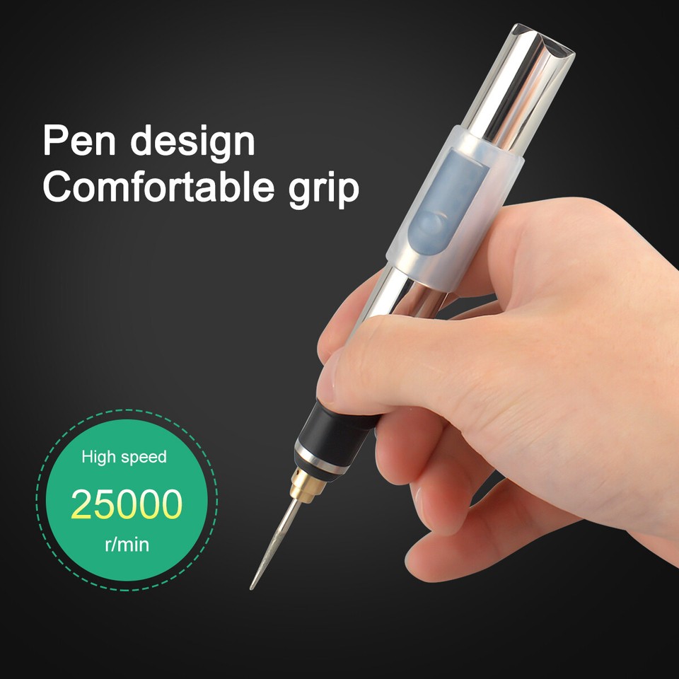 Cordless Electric Drill Grinder Engraving Pen Kit Adjustable 3-Speed ...