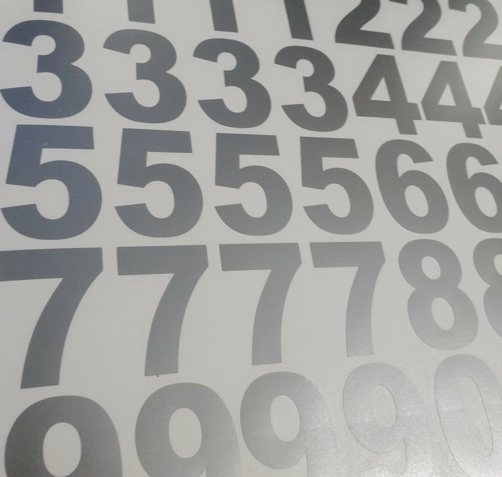 Set Of 4 Vinyl MailBox, toolbox, lockers - 1" Decals Stickers - 40 ...