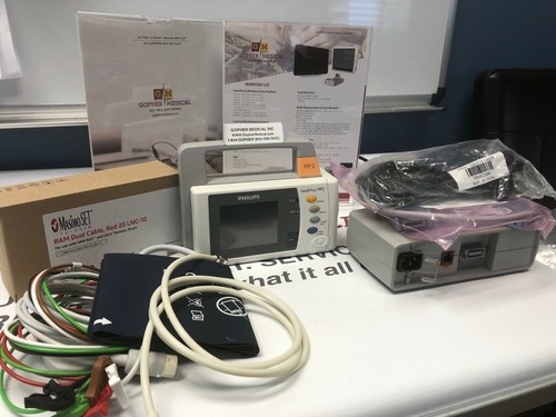 Philips MP2 Transport Monitor Wireless, Rev L, Masimo SP02 Biomed ...