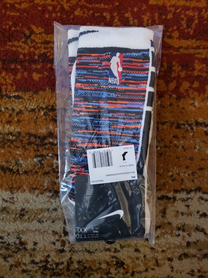 Nike Jordan Elite NBA WNBA Team Color Socks Over Calf Short Crew NWT sz ...