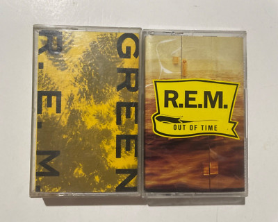 REM Cassette Tape Lot of 2: Green, Out of Time ~ 1990s | eBay