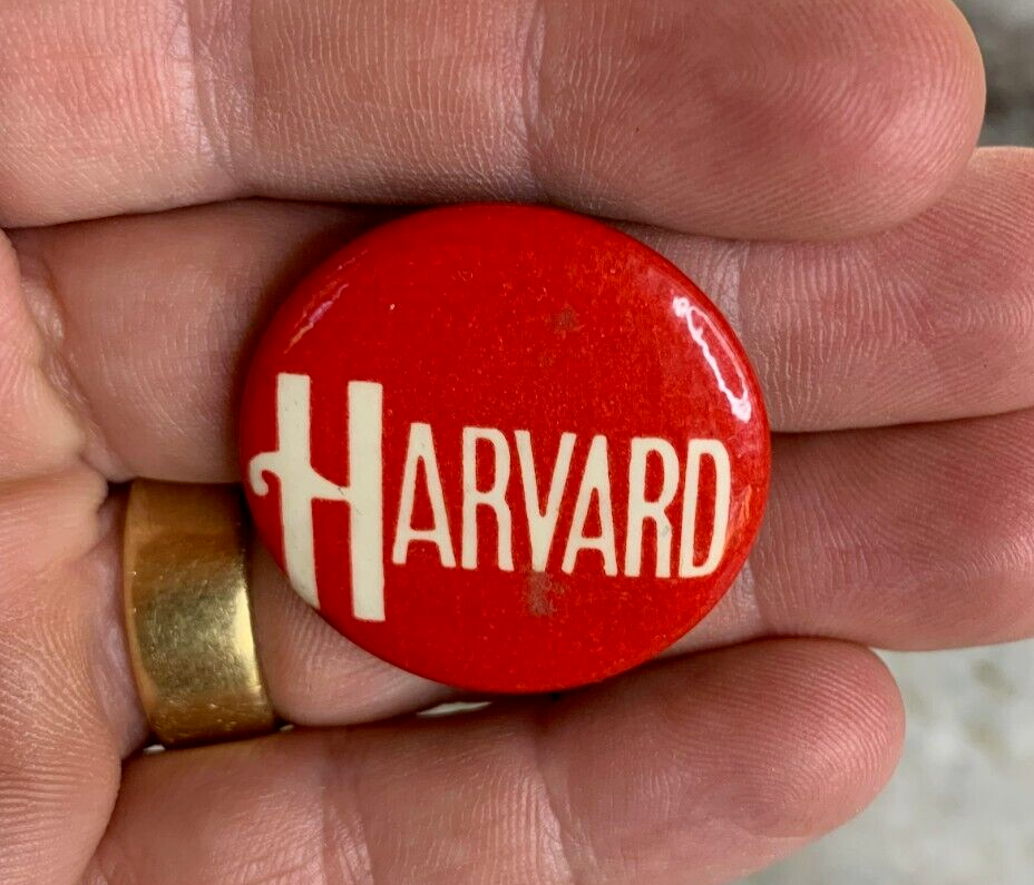Antique Vintage HARVARD UNIVERSITY Button / Pin / Pin-Back / PinBack ...