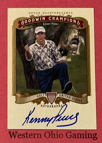 2012 Goodwin Champions Kenny Perry #A-KP Golf Autograph Card | eBay