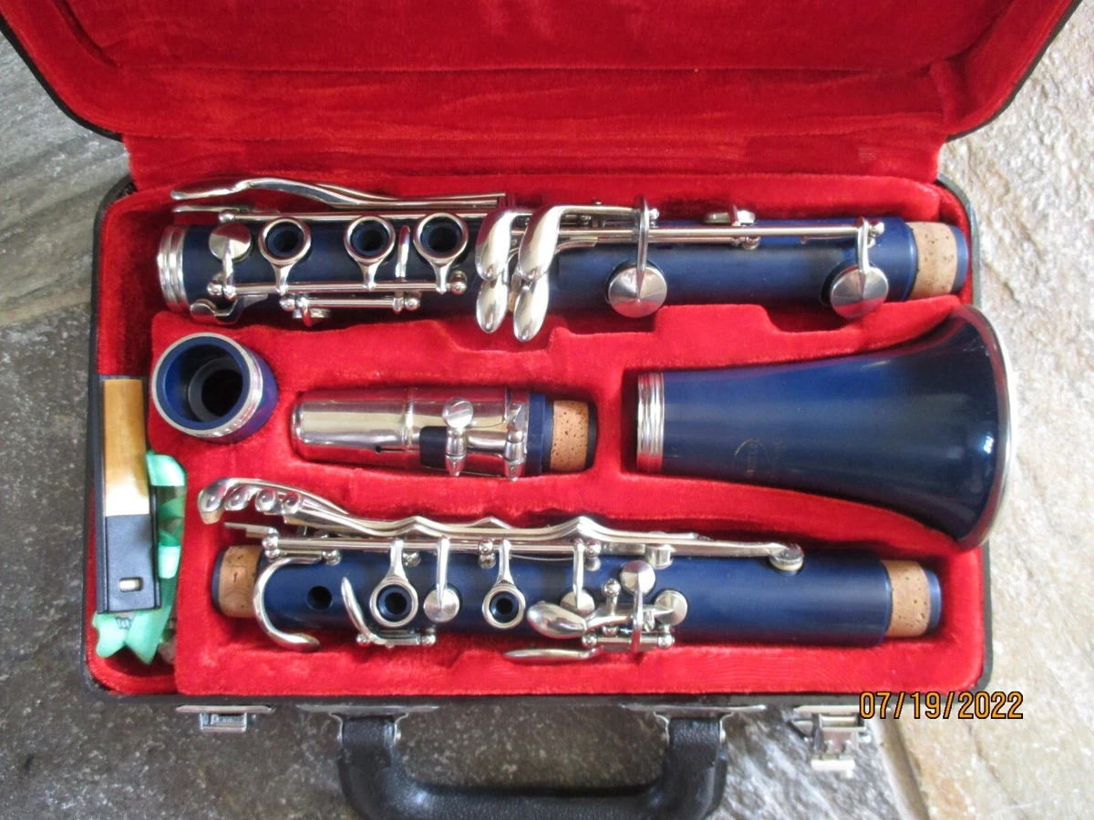 Blue Clarinet Instrument