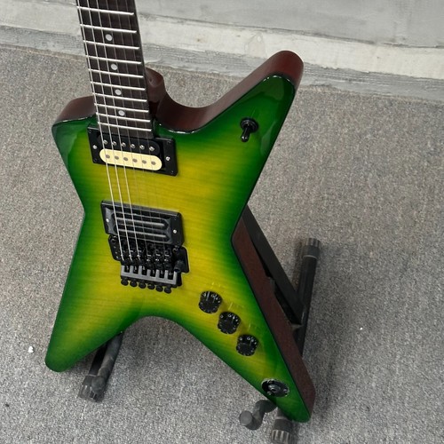 Green Dimebag Dean Wash bur.n Electric Guitar Burst Color Solid Body ...