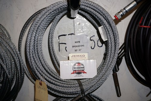 1 Set Of (2) ROTARY LIFT EQUALIZER CABLE #N378 FOR SPOA10-EH1 (1'Extra ...