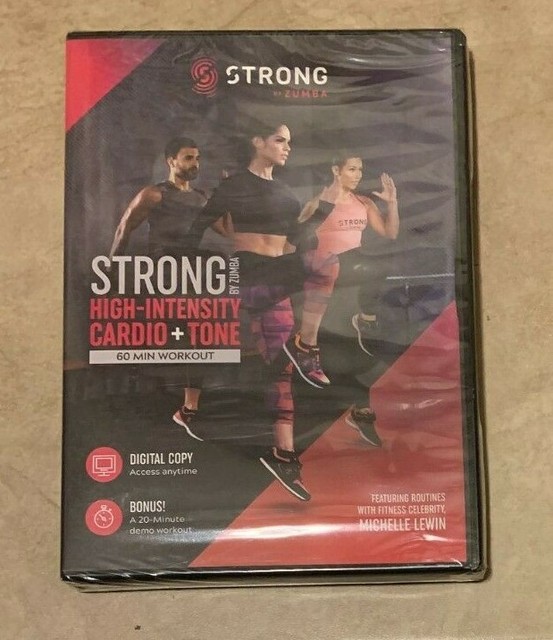 Strong by Zumba High Intensity Cardio Tone 60 Min Workout DVD Michelle ...