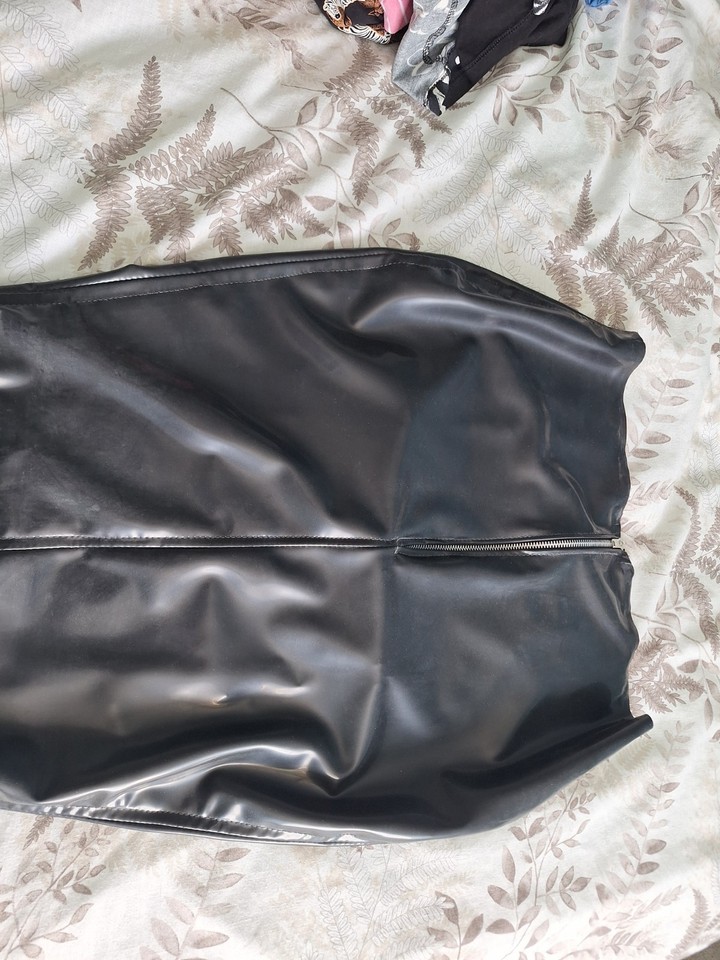 Latex Rubber Gummi Hobble Skirt Plus Size | eBay UK