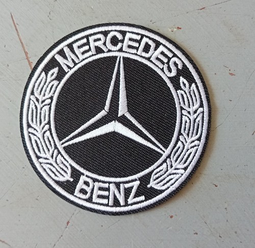 Ecusson Patch Tissus Thermocollant voiture MERCEDES BENZ diamètre 7 cm ...