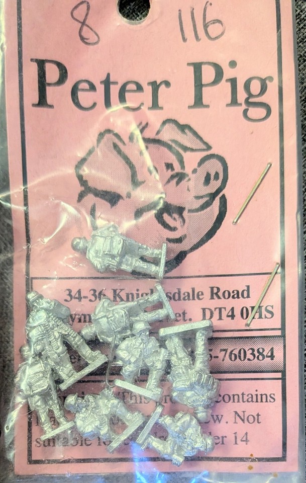 Peter Pig 16 Infantry WW2 Mini 15mm 2 #116 German Packs New In Bag | eBay
