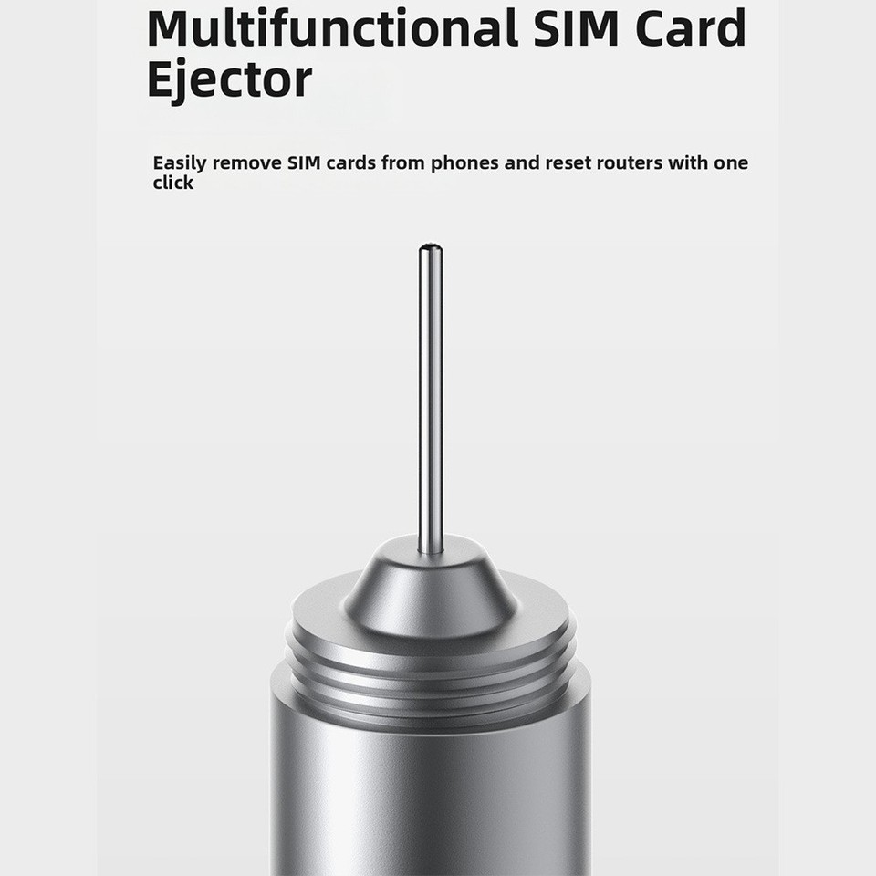 Essential SIM Eject Tool with Cleaning Brush and Keychain for Mobile ...