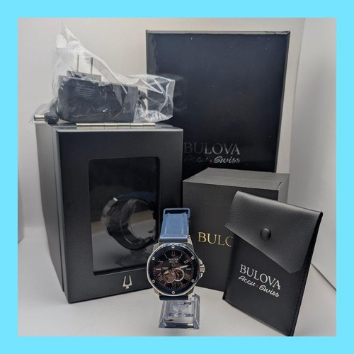 Bulova Marine Star 98A303 Automatic Watch with Winding Machine | eBay