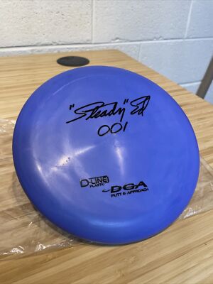 NEW DGA STEADY Ed Disc Golf Putter Ed 001 Blue 158g D-Line Brand New | eBay