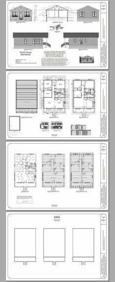 30x40 House -- 3 Bedroom 2 Bath -- 1,200 sq ft -- PDF Floor Plan -- Model 2 | eBay