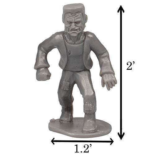 Monster Mini Action Figure Playset- 100 Horror Toy Miniatures w 13 ...