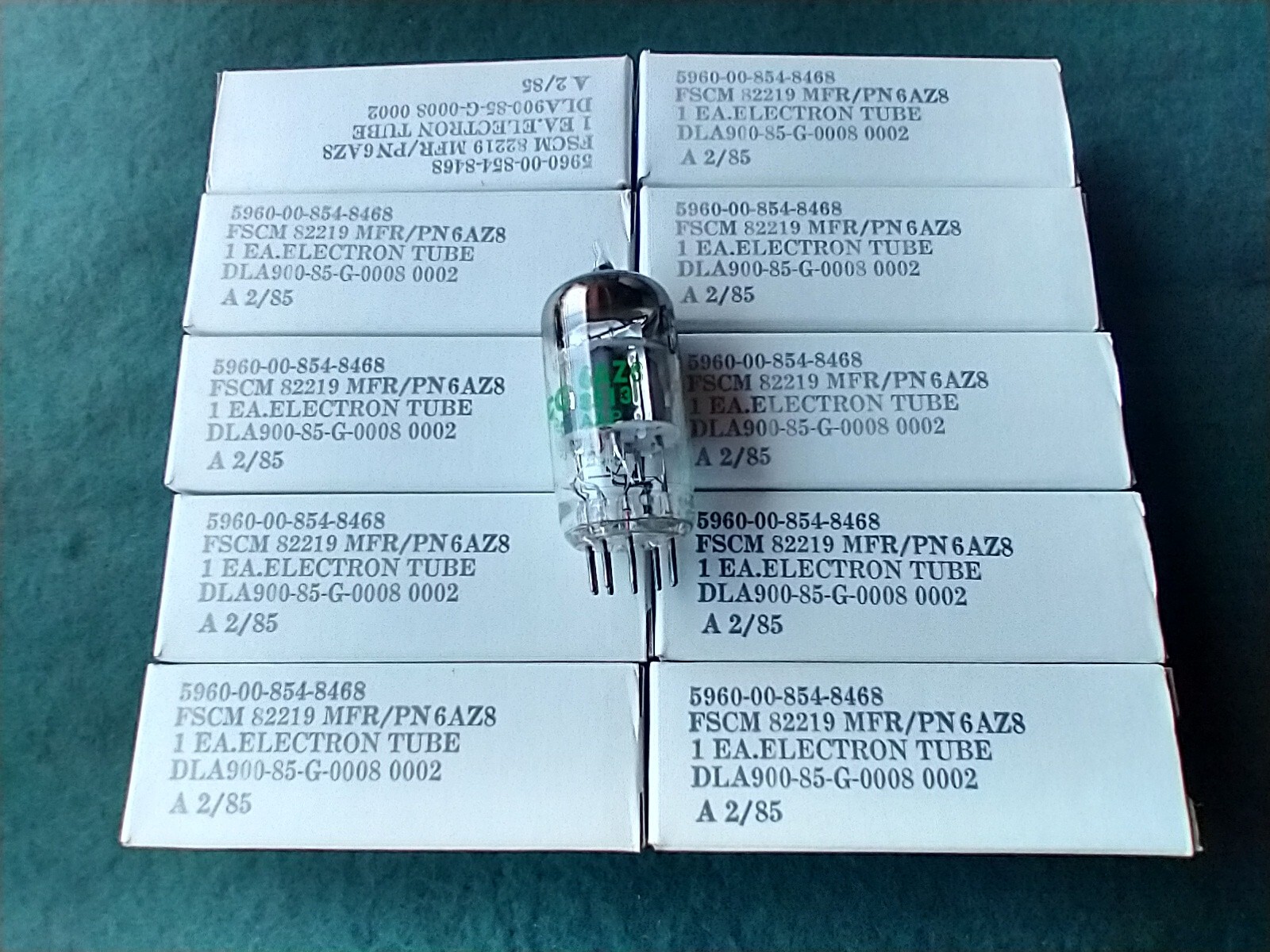 philips electron tube ecg 6az8 (10 pcs) | eBay