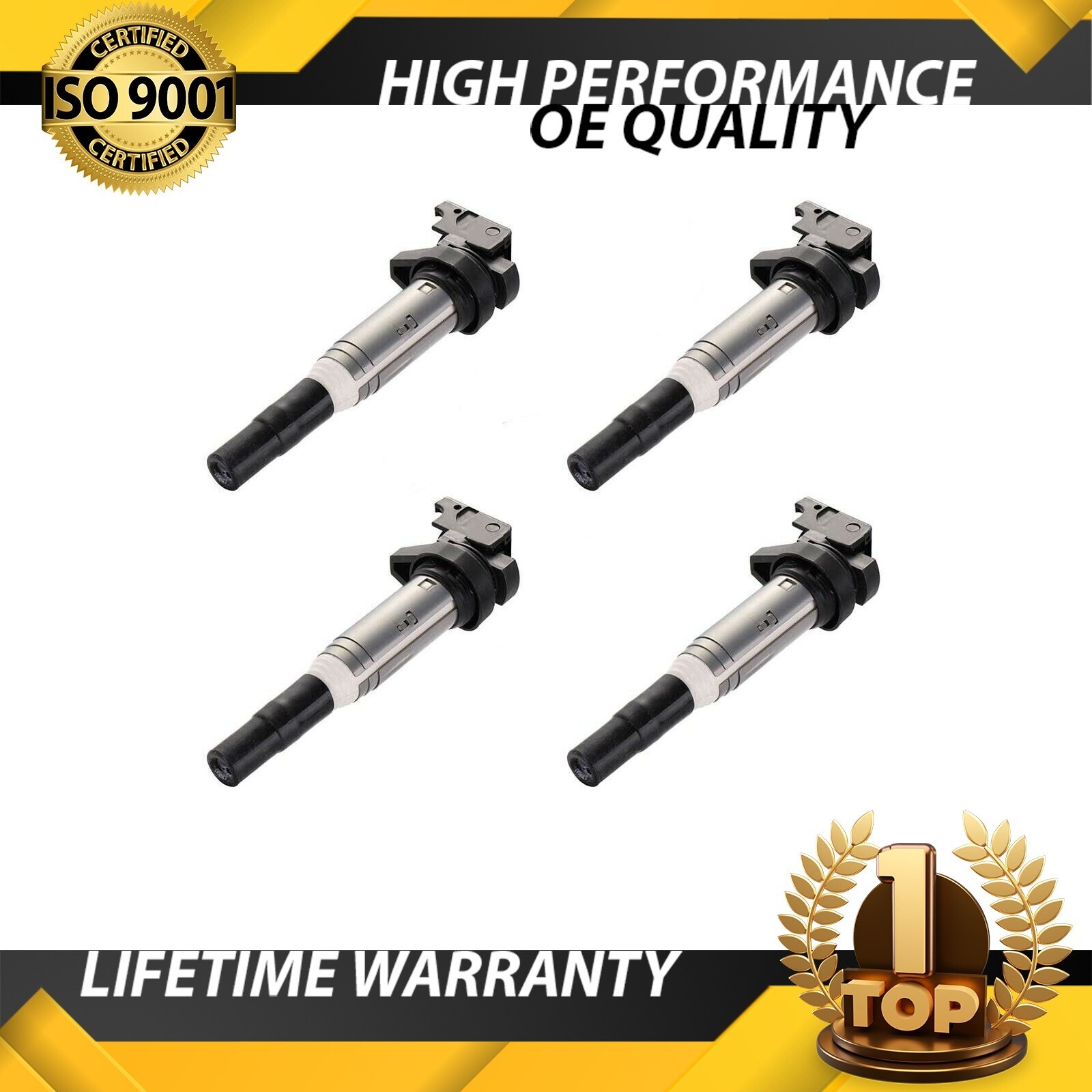Fits 07-15 MINI COOPER R55 R56 R57 R58 S N14 IGNITION COILS SET OF 4 ...