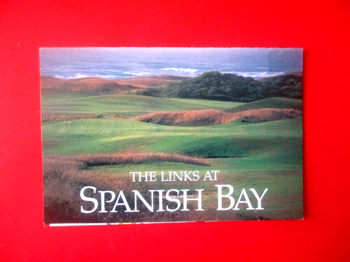vtg - Golf Scorecard - THE LINKS AT SPANISH BAY - Pebble Beach CA ...